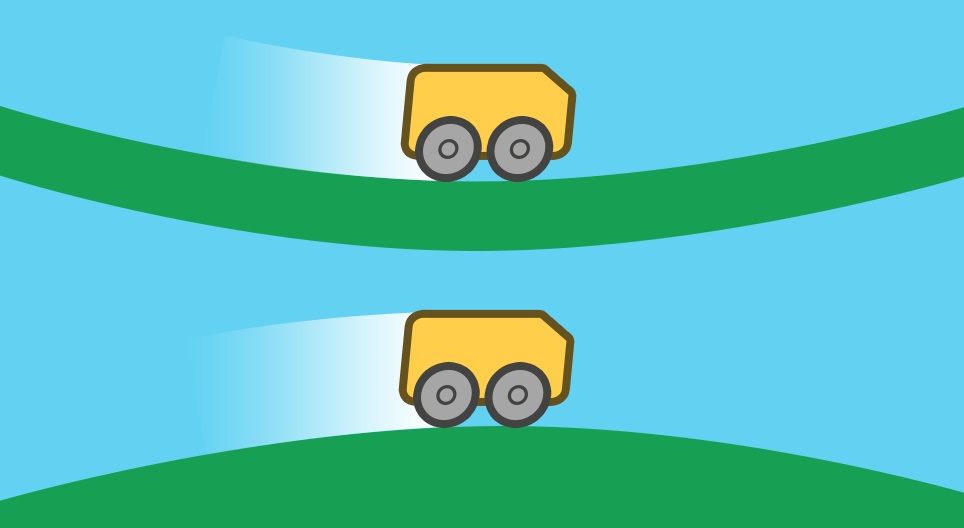 Two cars moving on different shaped tracks - Lección digital ...