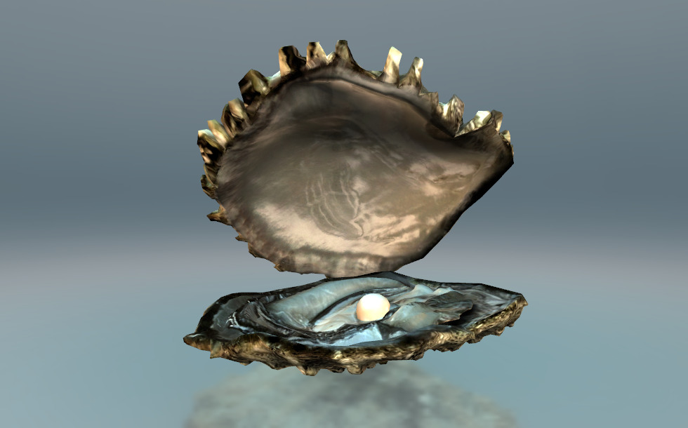 Perla - escena en 3D - Educación digital y aprendizaje Mozaik