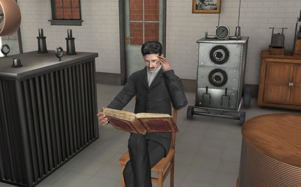 El laboratorio de Nikola Tesla (Shoreham, EE. UU.) - escena en 3D ...