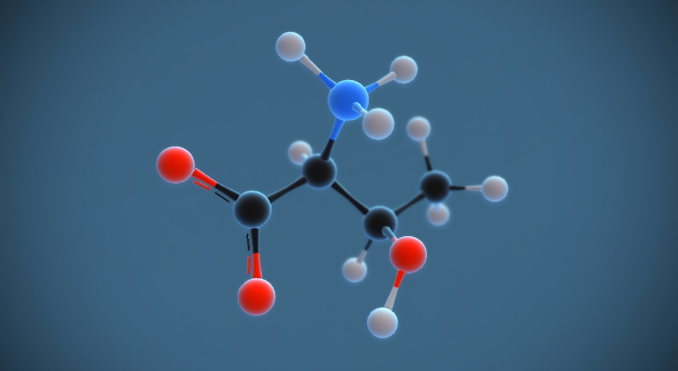 Treonina - escena en 3D - Educación digital y aprendizaje Mozaik