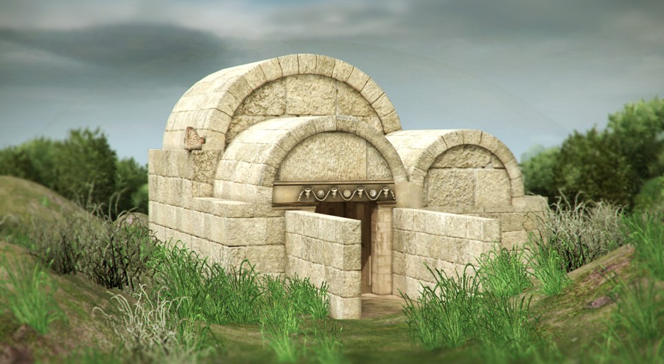 Thracian Tomb (Sveshtari, 3rd century BC) - escena en 3D - Educación ...