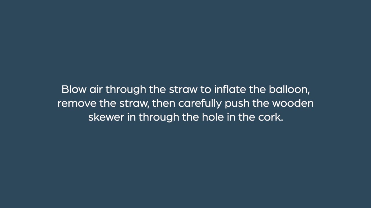 Un globo pinchado en un palillo - vídeo - Educación digital y ...