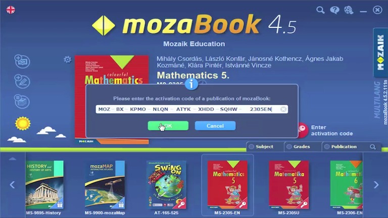mozaBook - Activación - vídeo - Educación digital y aprendizaje Mozaik
