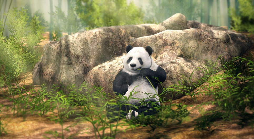 Hiidpanda - 3D scene - Mozaik Digital Education and Learning