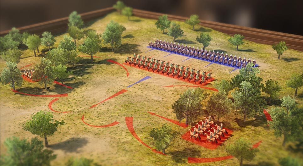 Blitzkrieg strategy (1939–1940) - 3D scene - Mozaik Digital Education and Learning