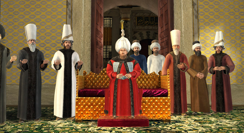 Ottoman Sultan (18th century) - 3D scene - Mozaik Digital Education and ...