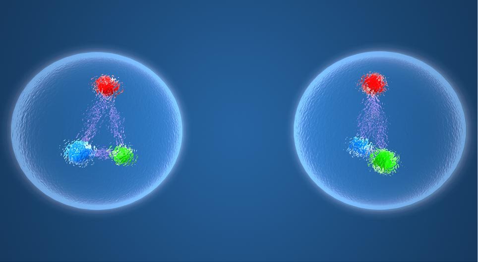 Elementary particles - صحنه سه‌بعدی - آموزش ویادگیری دیجیتالی موزاییک