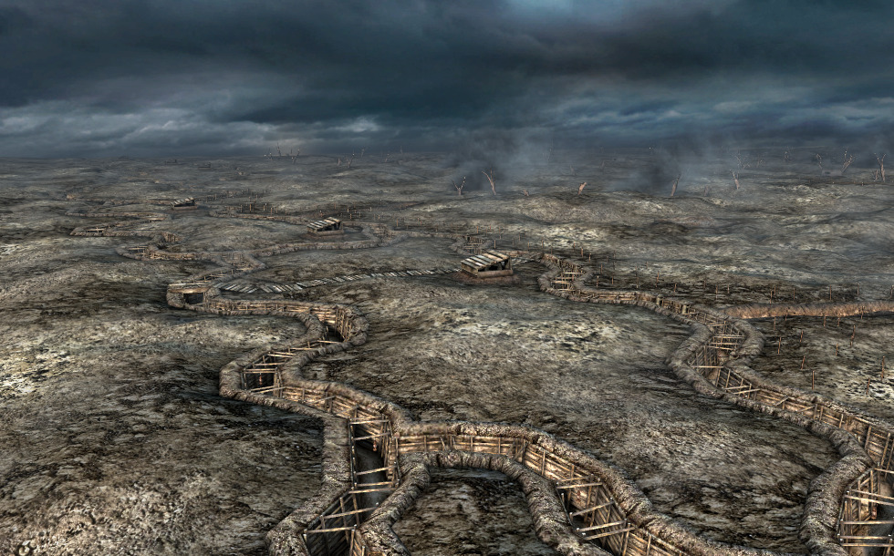 Trench network (World War I) - صحنه سه‌بعدی - آموزش ویادگیری دیجیتالی ...