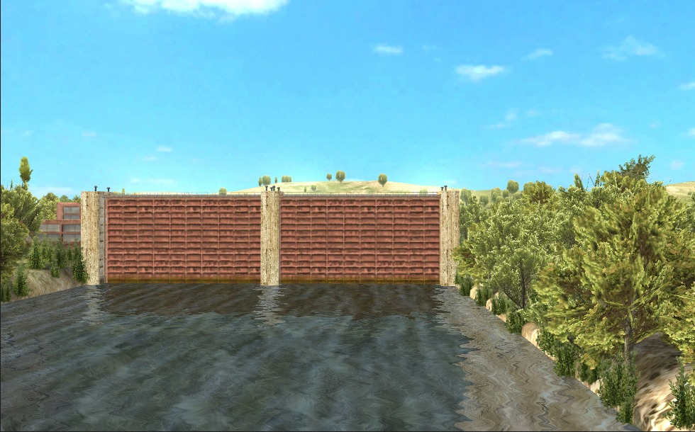 Fonctionnement des écluses - scène 3D - Enseignement et apprentissage ...