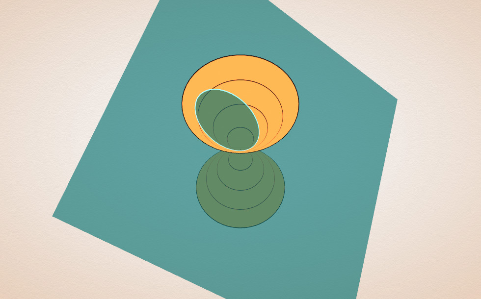 Sections coniques - scène 3D - Enseignement et apprentissage numériques ...