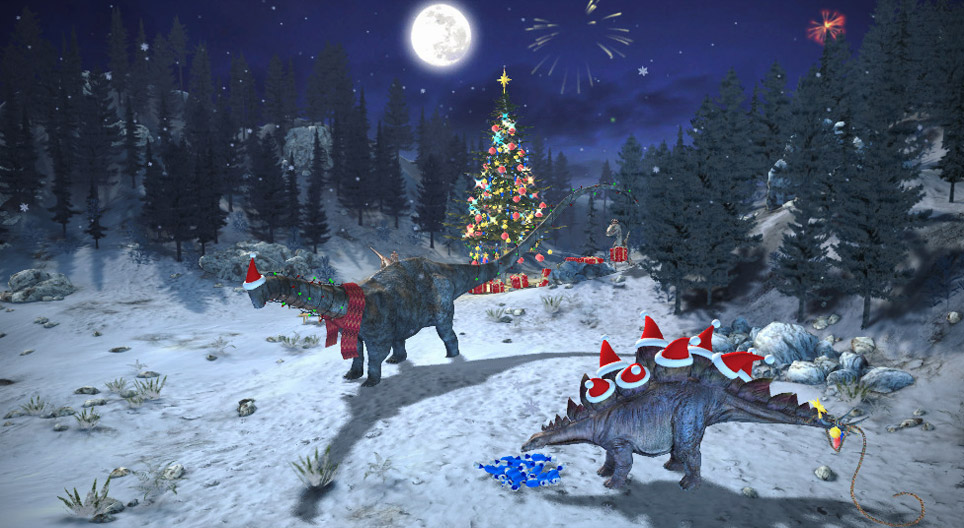 Noël des dinosaures ★★★ - scène 3D - Enseignement et apprentissage ...