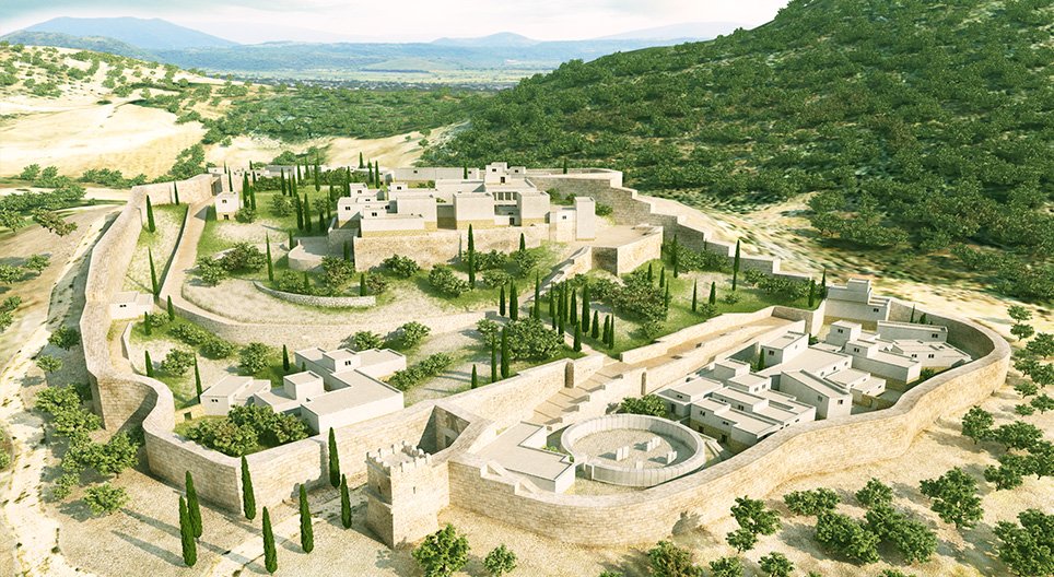 Mycènes (IIe siècle avant J.C.) - scène 3D - Enseignement et ...