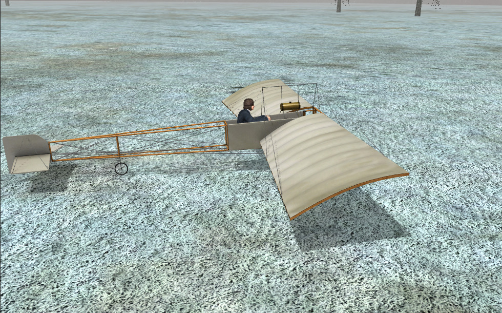 Avion motorisé (János Adorján, 1910) - scène 3D - Enseignement et ...