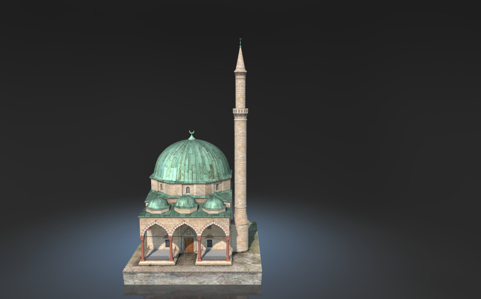 L'architecture ottomane en Hongrie (XVIIe siècle) - scène 3D ...