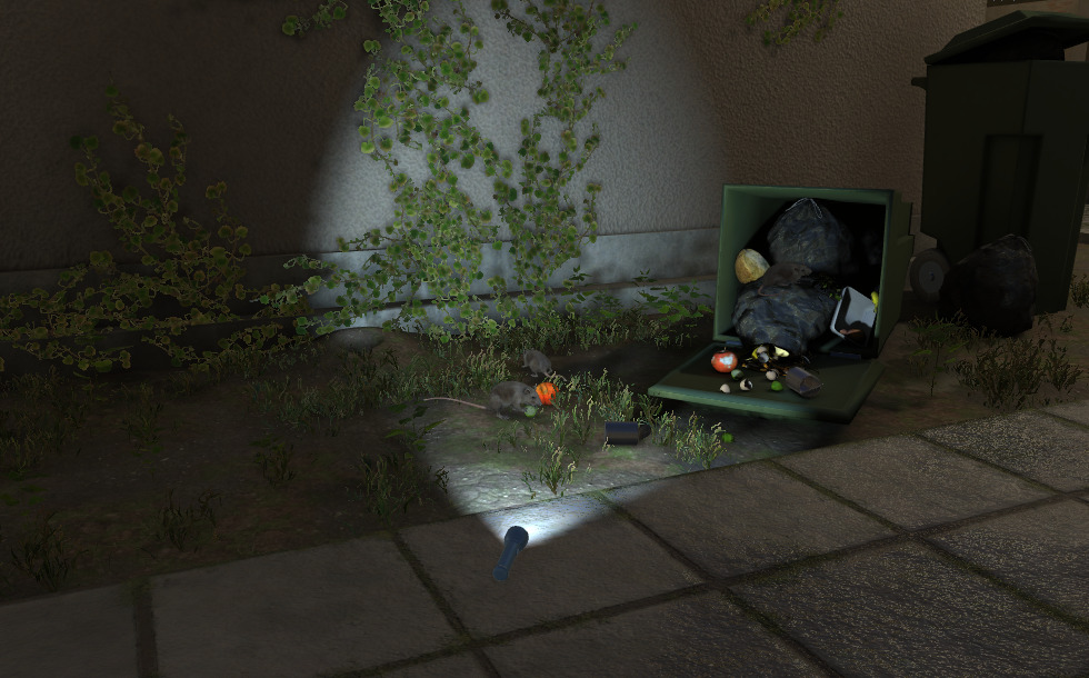 Brown rat - 3D scene - Mozaik digitalno obrazovanje i učenje