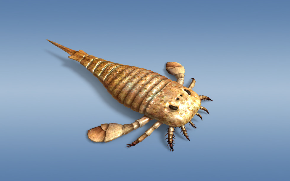 Euripteridi, morski škorpioni - 3D scene - Mozaik digitalno obrazovanje ...