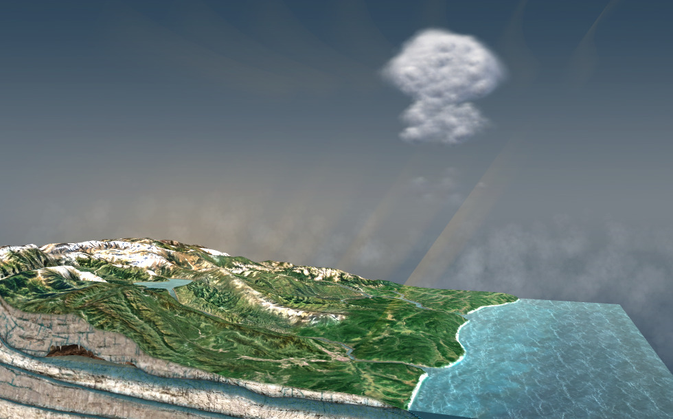 Formiranje oblaka i oborina, vrste oblaka - 3D scene - Mozaik digitalno ...