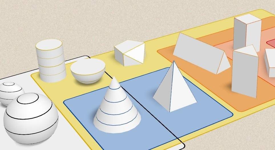 Grupiranje geometrijskih tijela 3. - 3D scene - Mozaik digitalno ...