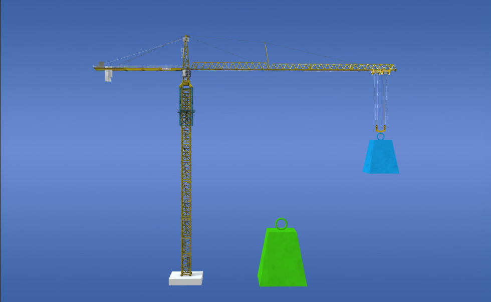 Kako funkcionira kran? - 3D scene - Mozaik digitalno obrazovanje i učenje