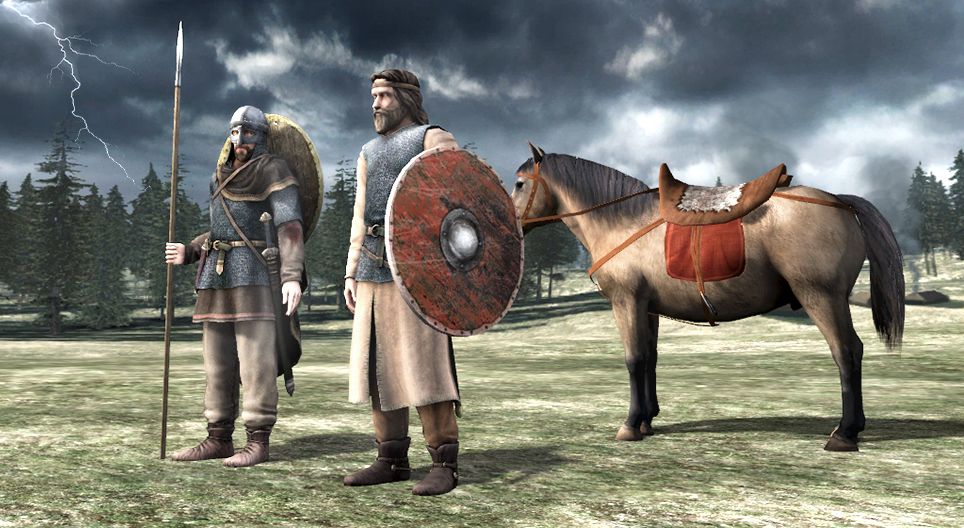 Slavenski ratnici - 3D scene - Mozaik digitalno obrazovanje i učenje