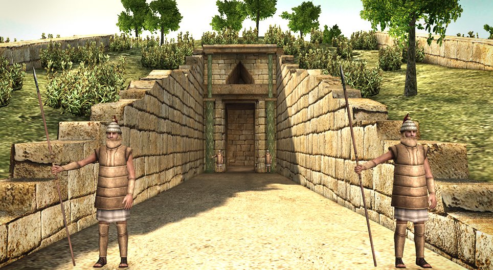 Atrejeva riznica (Mikena, 1300. prije Krista) - 3D scene - Mozaik ...