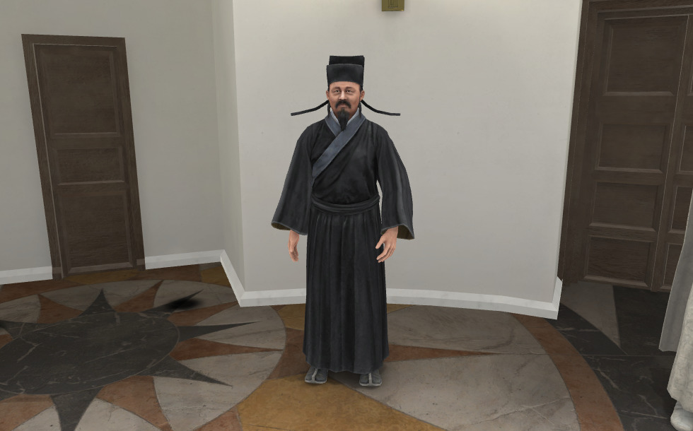 Híres tudósok panteonja - 3D-modell - Mozaik digitális oktatás és tanulás