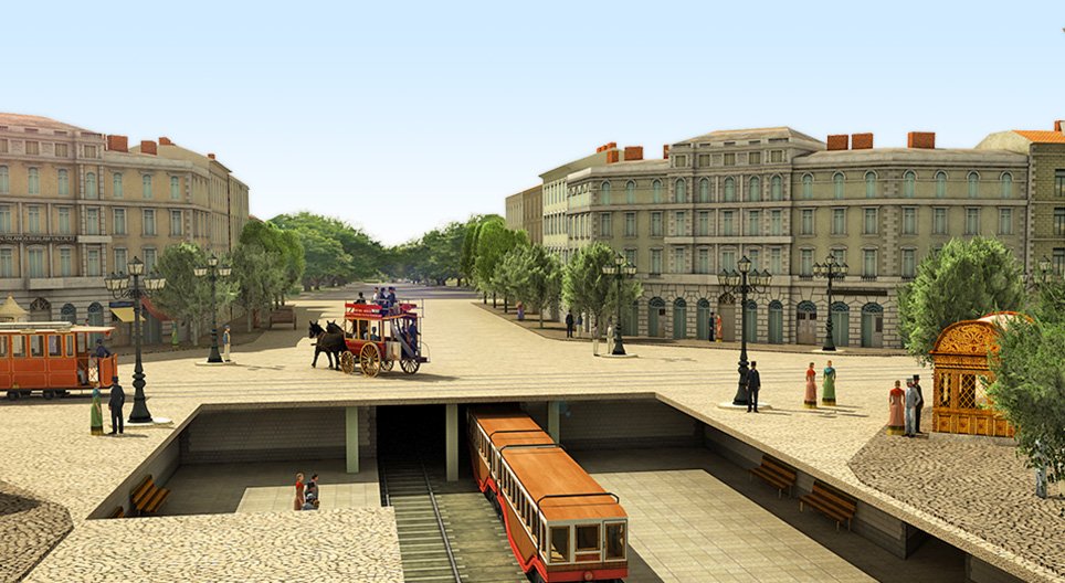 Az Oktogon a 20. század elején (Budapest) - 3D modell - Mozaik ...