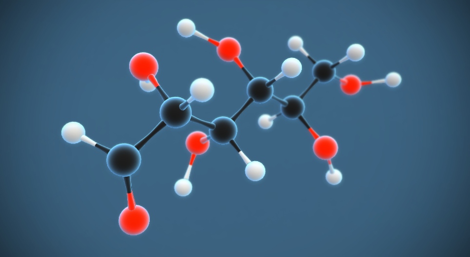 Chiusura dell’anello del glucosio - scena 3D - Insegnamento e ...