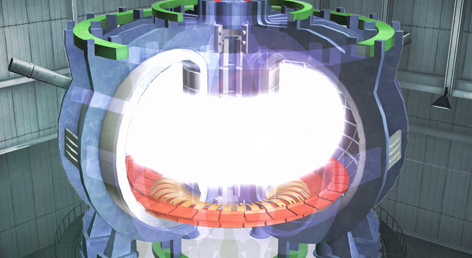 Reattore nucleare a fusione - scena 3D - Insegnamento e apprendimento ...