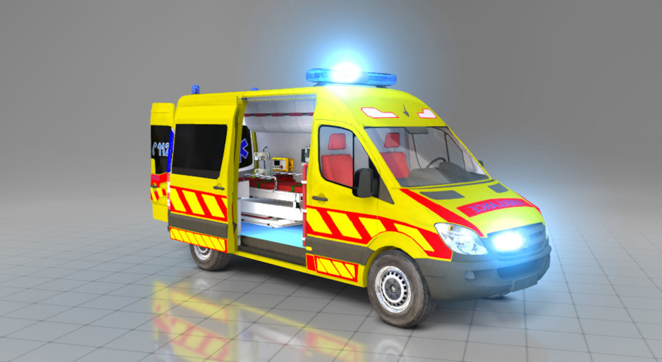 Autoambulanza - animazione 3D - Insegnamento e apprendimento digitale ...