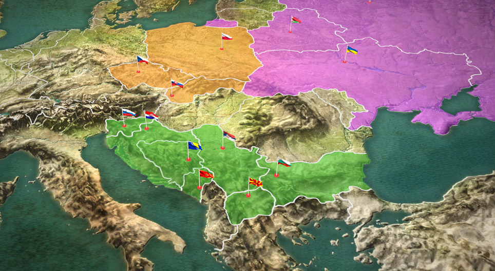 Slavi - scena 3D - Insegnamento e apprendimento digitale Mozaik