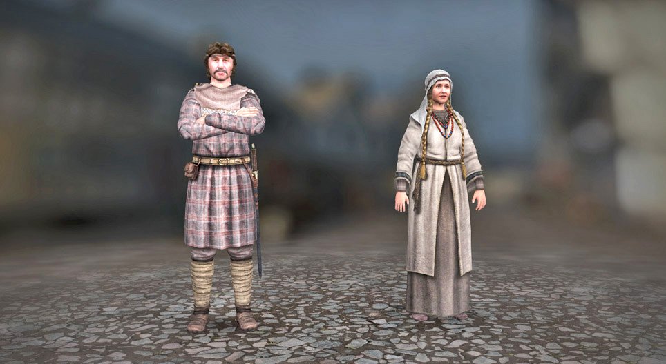 L’abbigliamento dei barbari (V secolo) - animazione 3D - Insegnamento e ...