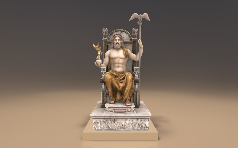 고대 그리스 조상술의 명작 - 3D 애니메이션 - Mozaik 디지털 교육과 공부