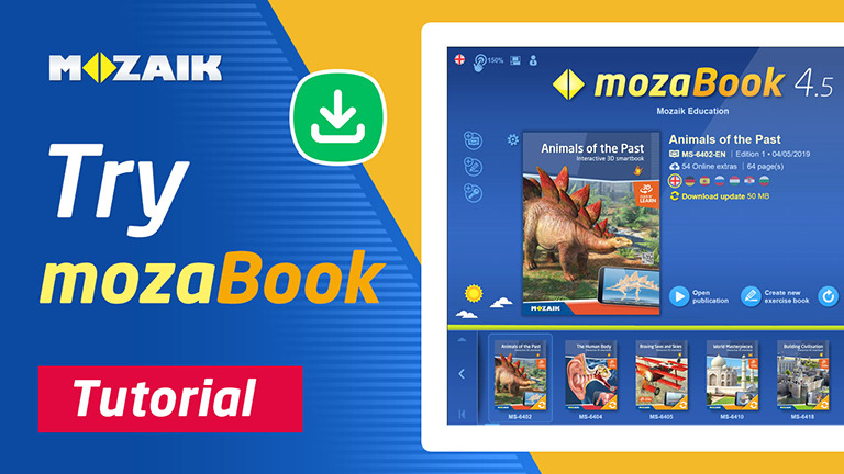 Try mozaBook - 비디오 - Mozaik 디지털 교육과 공부