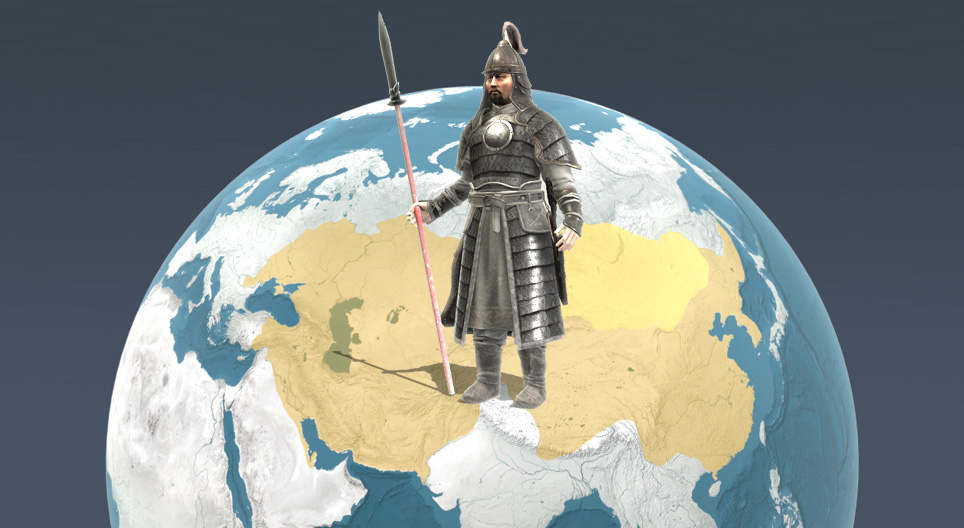 Mongolų imperija - 3D vaizdas - „Mozaik“ skaitmeninis išsilavinimas ir ...