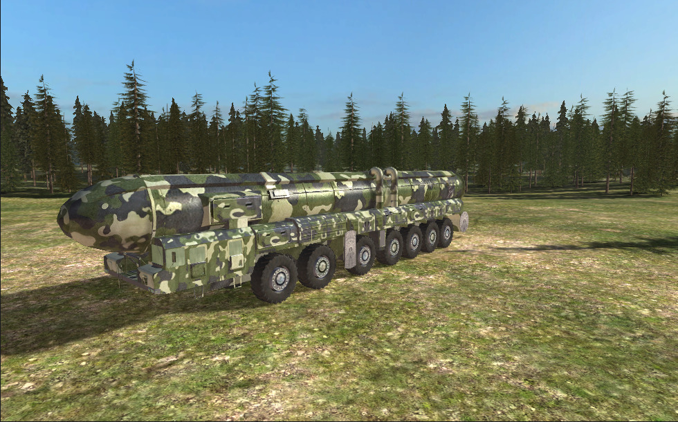 Tarpžemyninė balistinė raketa „RT-2PM Topol“ (Sovietų Sąjunga, 1985 m ...