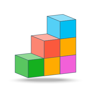 Construcciones de cubos - Ensino e aprendizagem digitais Mozaik