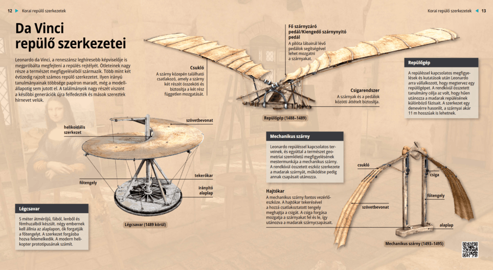 Leonardo da Vinci’s Flying Machines - Digital lessons - Mozaik Digital ...