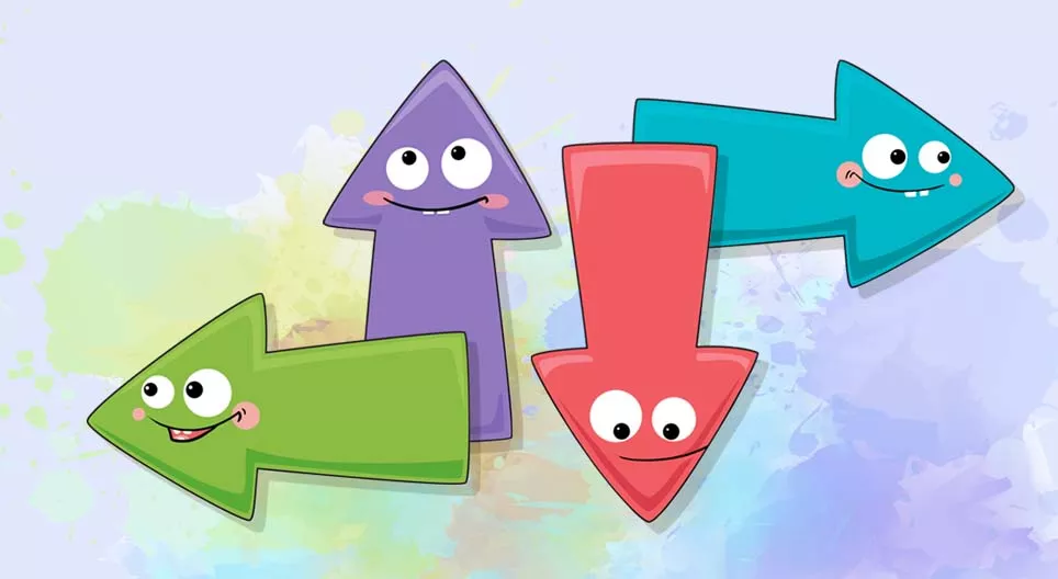 Which way is down, up, right and left? - Digital lesson - Mozaik ...