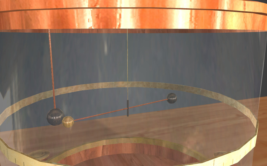 Torsion balances - 3D scene - Mozaik Digital Education and Learning