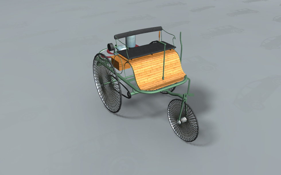 The development of automobiles - 3D scene - Mozaik Digital Education ...