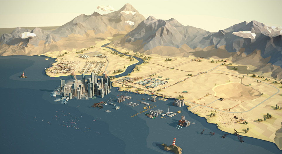 Pollution - 3D scene - Mozaik Digital Education and Learning