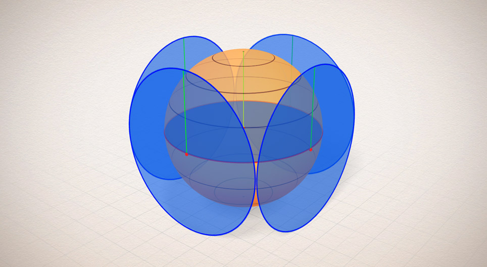 Surface area of spheres (demonstration) - 3D scene - Mozaik Digital ...