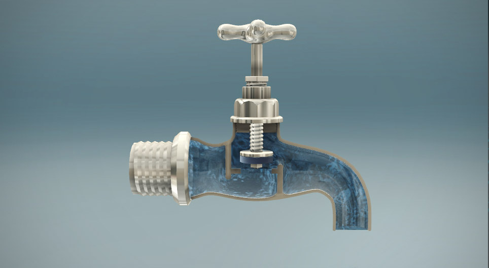 How does it work? - Water tap - 3D scene - Mozaik Digital Education and ...