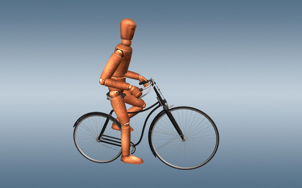 Evolution of the bicycle - 3D scene - Mozaik Digital Education and Learning