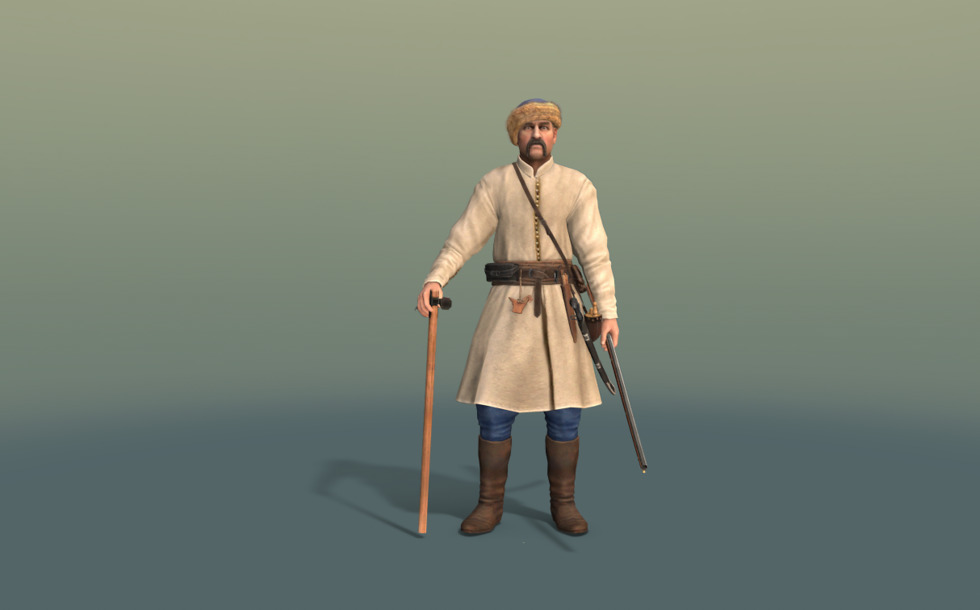 Ukrainian Cossack (17th century) - 3D scene - Mozaik Digital Education ...