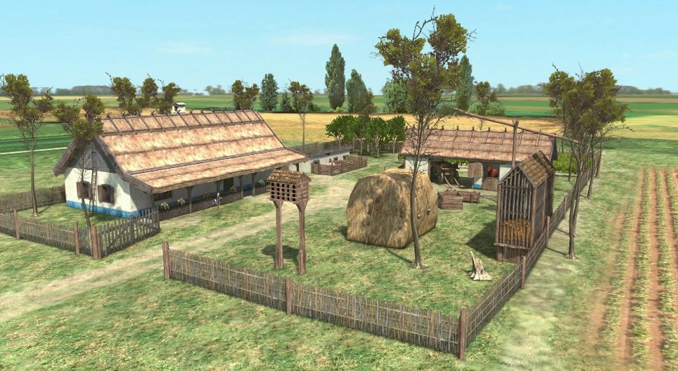 Farm (Hungary, 19th century) - 3D scene - Mozaik Digital Education and ...