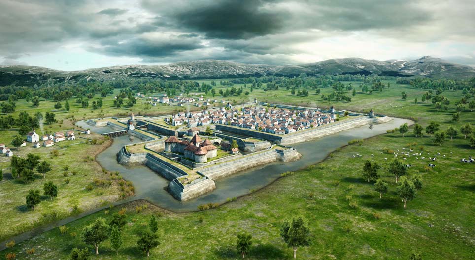 Earth fortification, Hungary - 3D scene - Mozaik Digital Education and ...