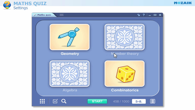 Math quiz tutorial - video - Mozaik Digital Learning
