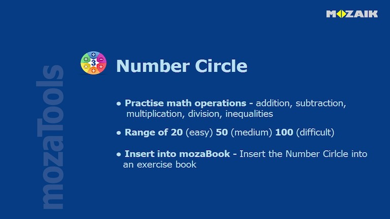 Number Circle tutorial - video - Mozaik Digital Learning